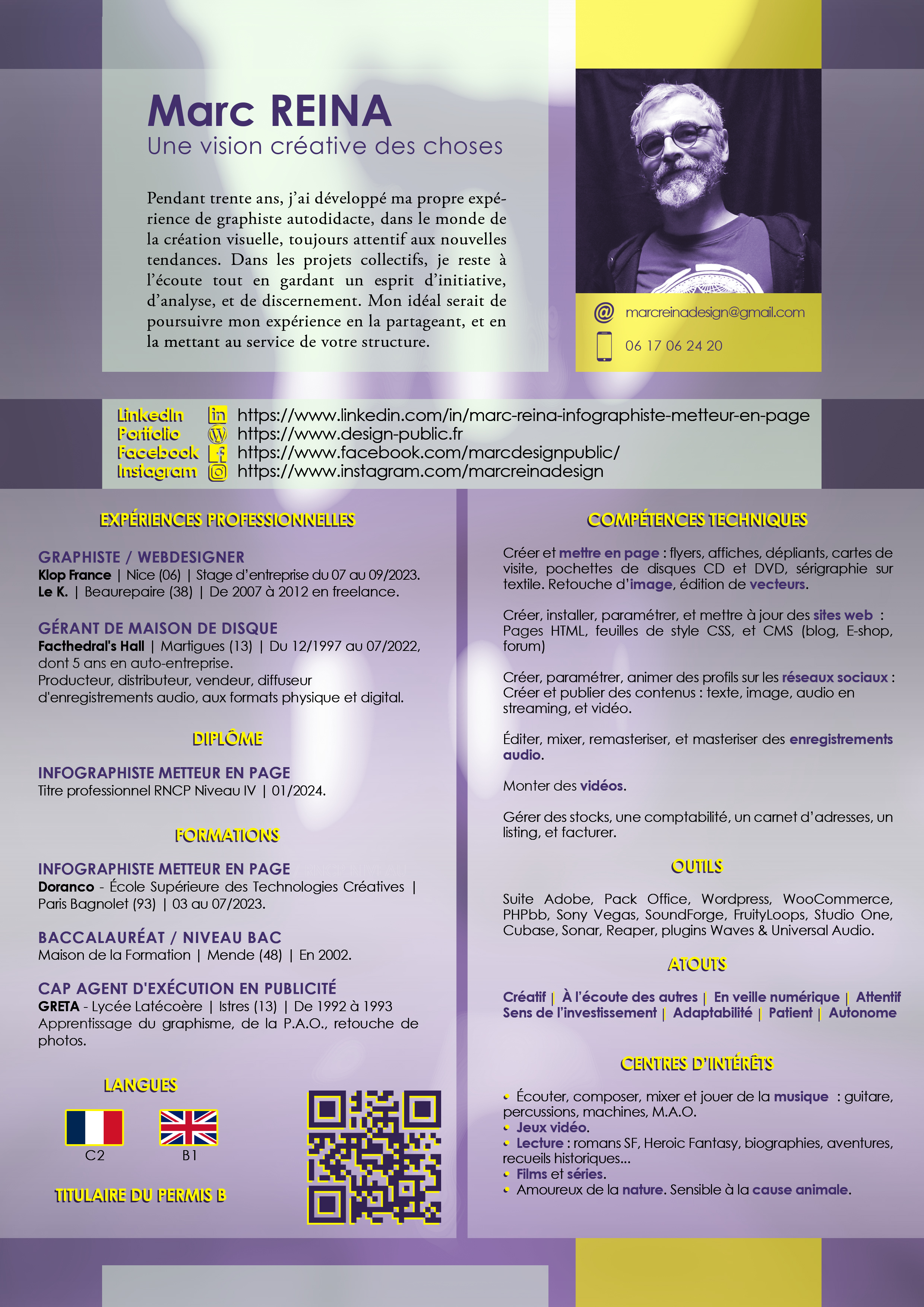 Mon curriculum vitae – Design Public